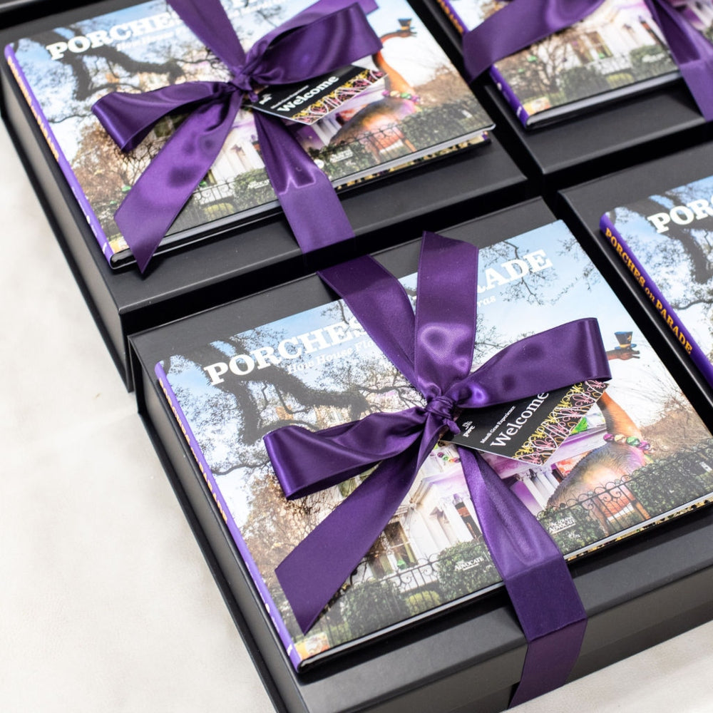 Mardi Gras Themed Welcome Gifts | MARIGOLD & GREY